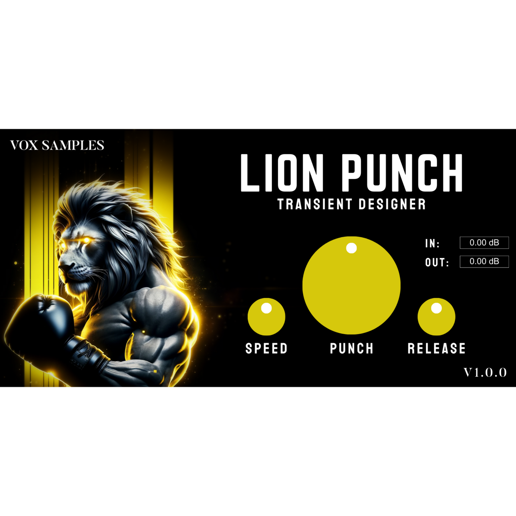 Lion Punch Transient Designer Plugin – Vox Samples
