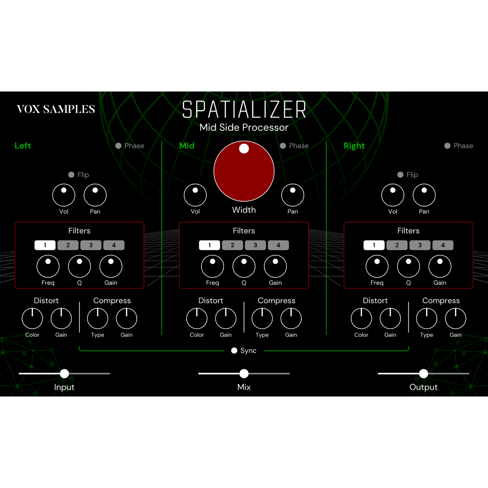 Spatializer Mid Side Processor Plugin – Vox Samples